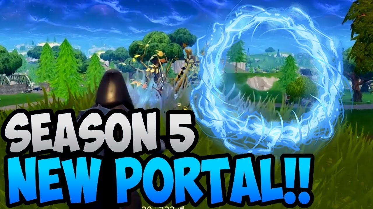 NEW FORTNITE SEASON 5 PORTAL JUST OPENED! TIME TRAVEL, DINOSAURS ...