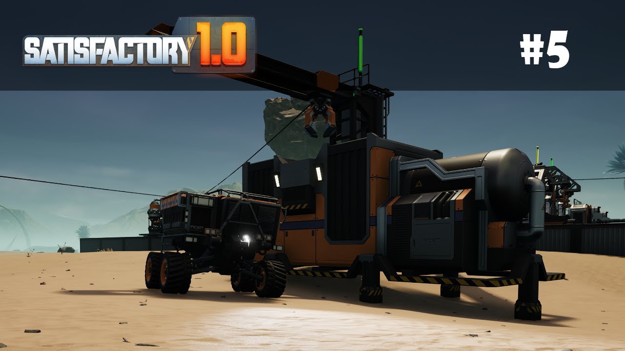 [Satisfactory] Space Elevator Progress and Tractor Function - YouTube