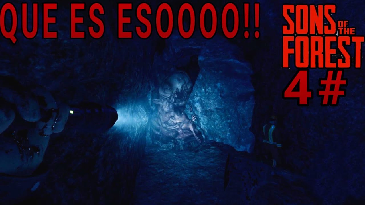 SONS OF THE FOREST - QUE ES ESO! cueva nueva- GAMEPLAY EN ESPAÑOL ...