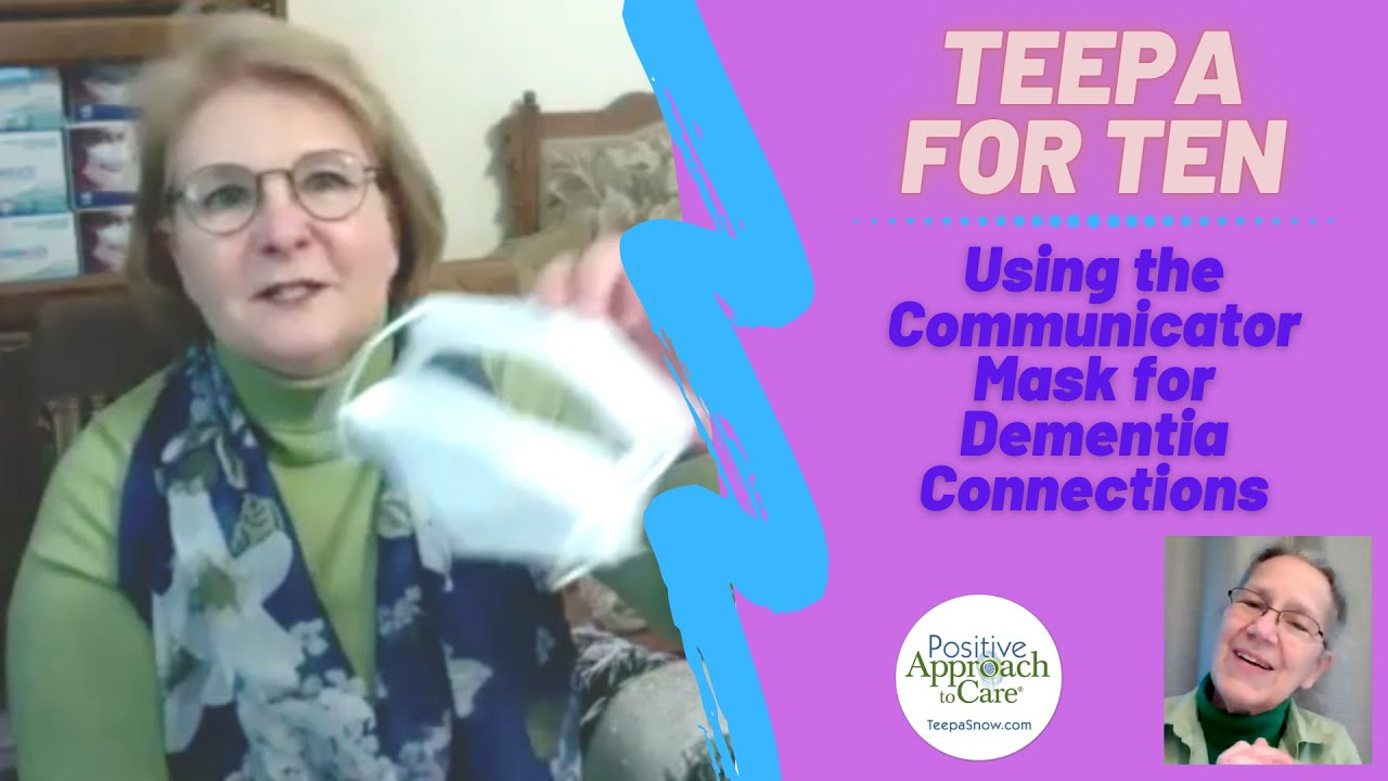Using the Communicator Mask for Dementia Connections - YouTube
