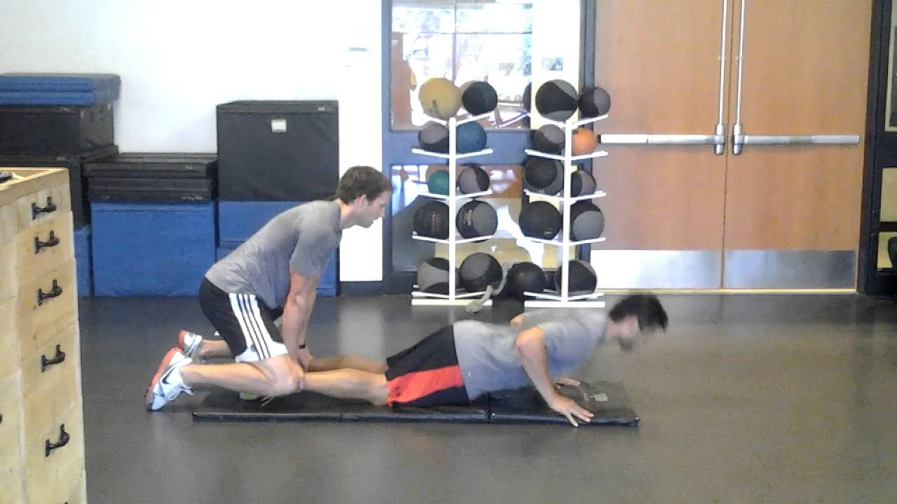 Eccentric Hamstring Drop - YouTube