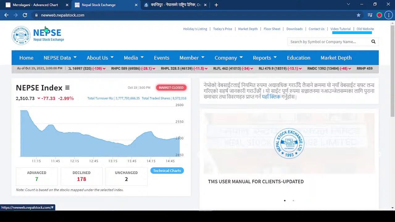Nepse live Trading discuss 2078-07-02 - YouTube