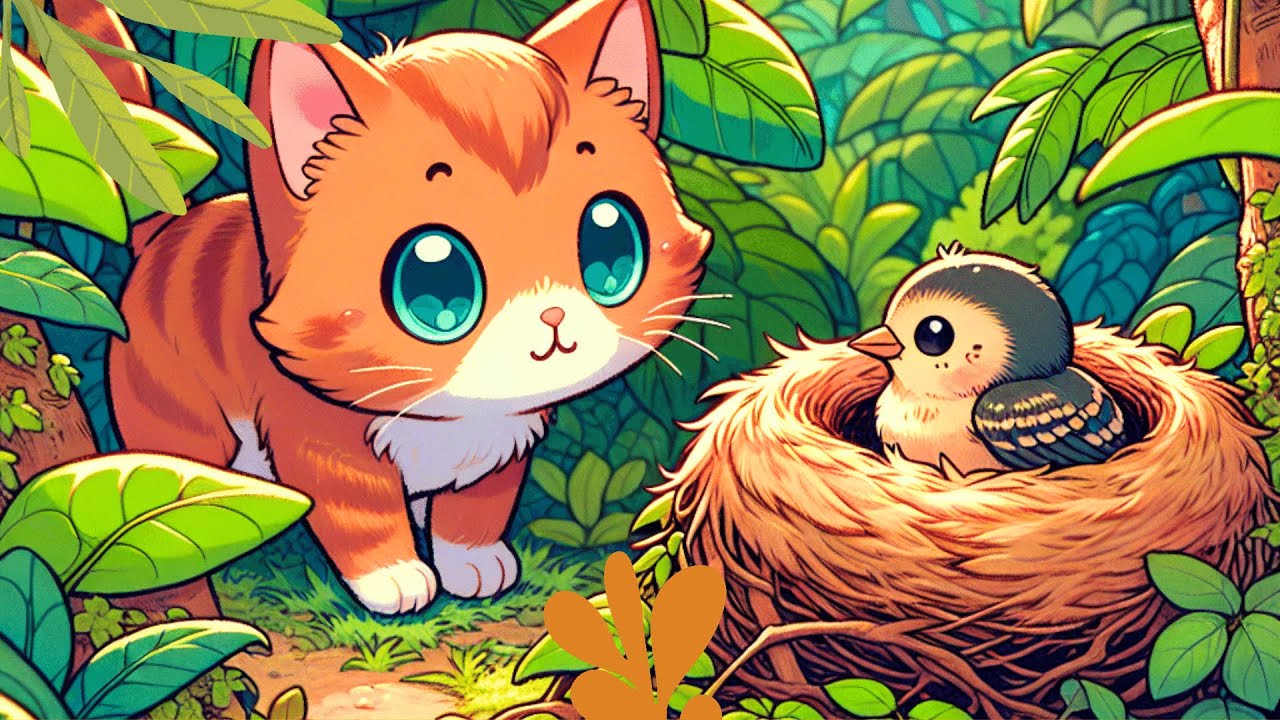 Coco the Cat and the Lost Baby Bird - YouTube