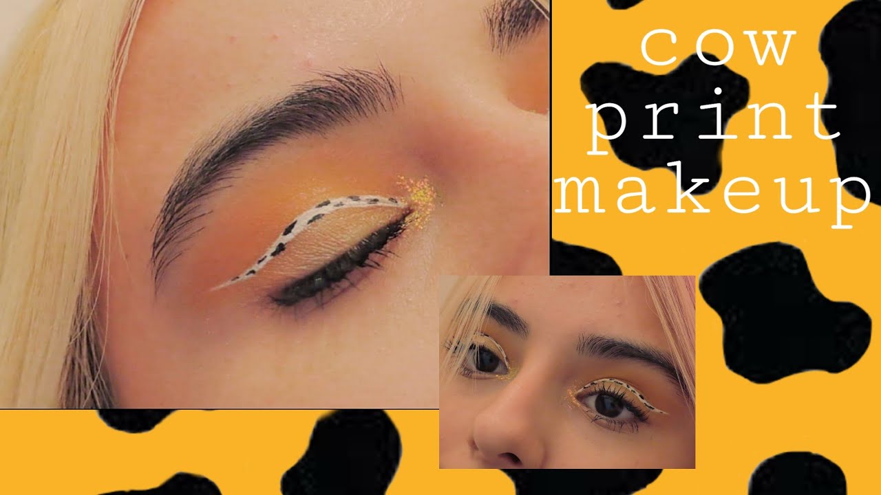 COW PRINT MAKEUP / Dary Sp Cute - YouTube