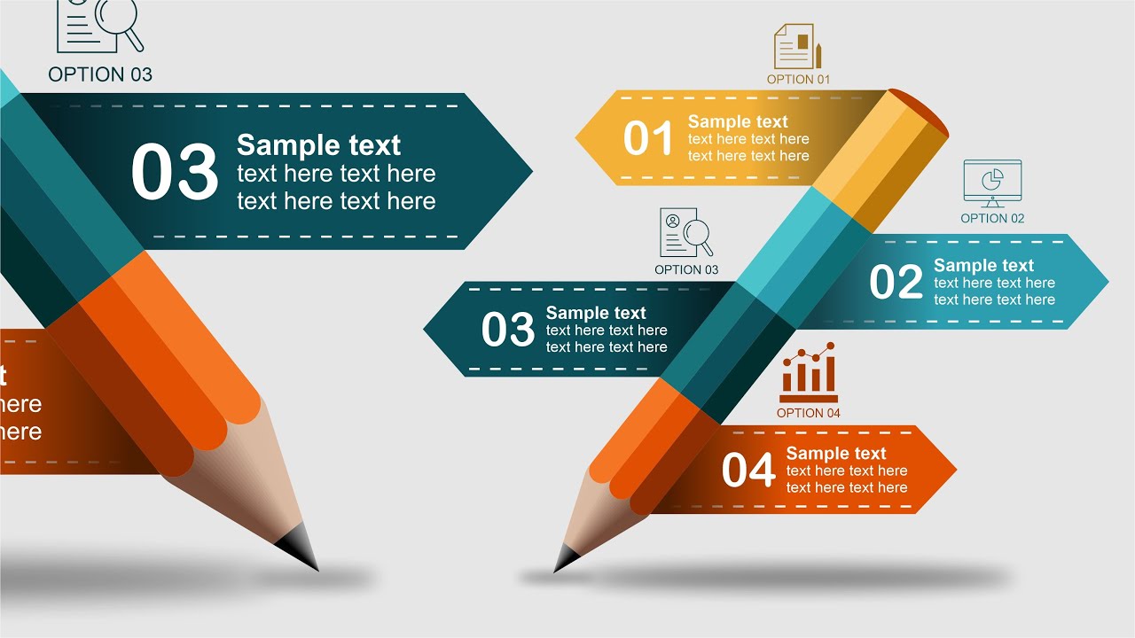 Create 3D Infographic Template Design in Coreldraw | Education ...