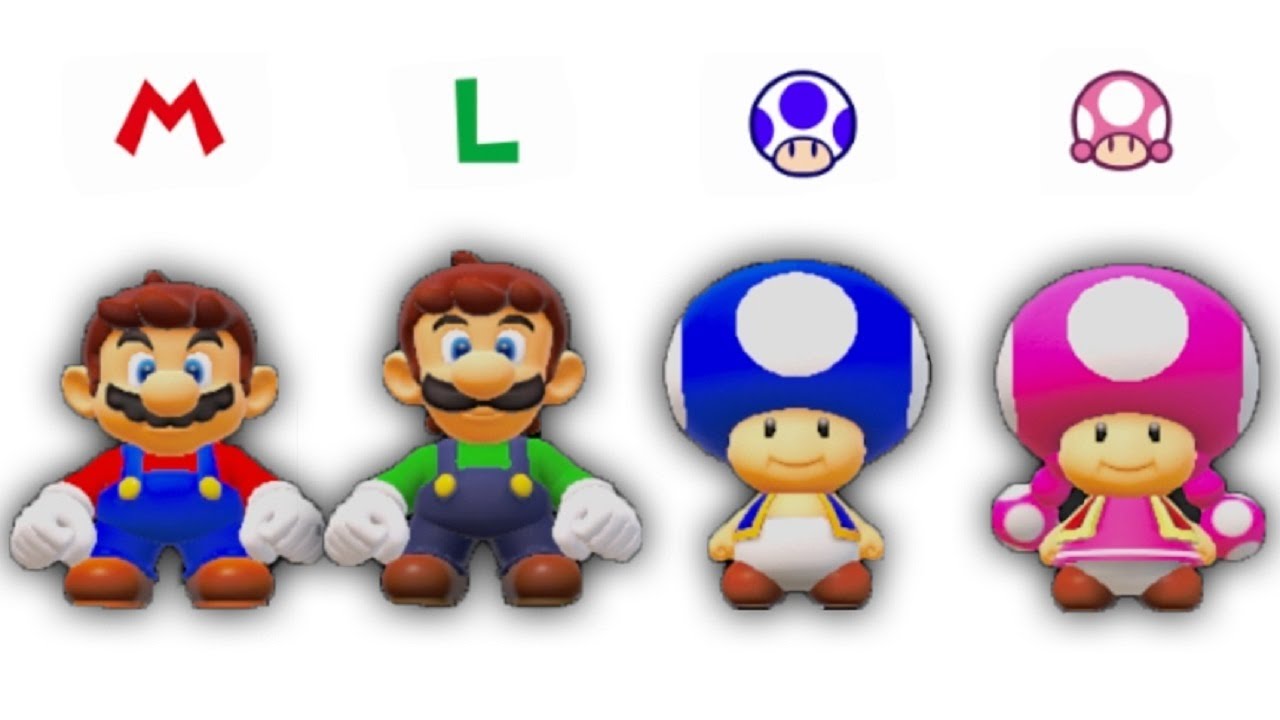 Super Mario Maker 2 - All Characters - YouTube