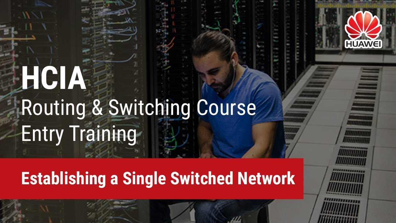 4.1. Establishing a Single Switched Network | HCIA-Routing & Switching Course Entry Training ...