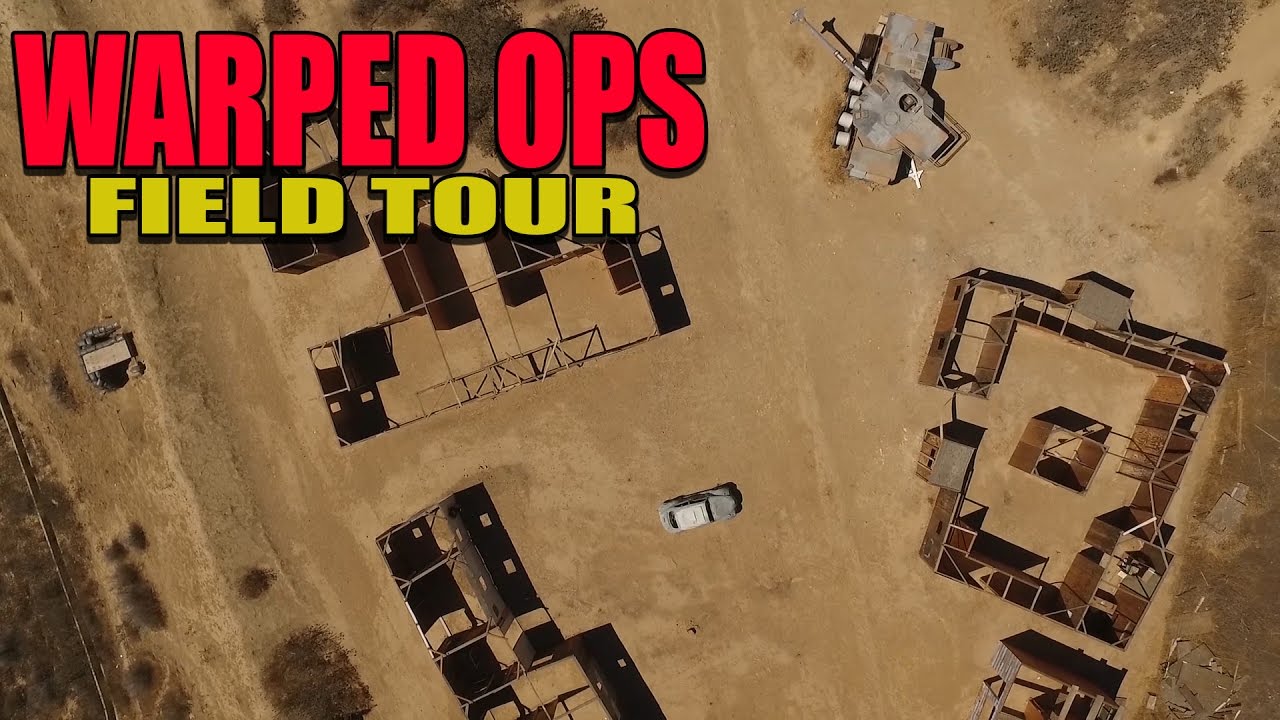 Warp Ops Airsoft Aerial Field Tour - AirSplat on Demand - YouTube