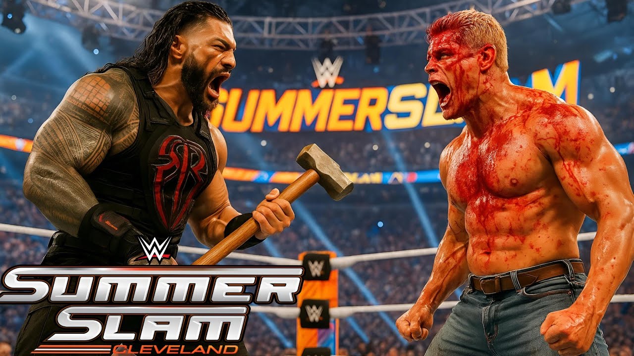 👑 AMERICAN NIGHTMARE: Roman Reigns vs Cody Rhodes - SummerSlam July ...