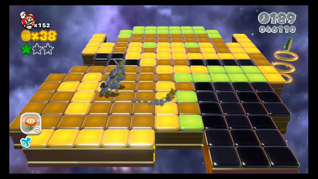 Super Mario 3D World - World Star-1 Rainbow Run 100% Playthrough - YouTube