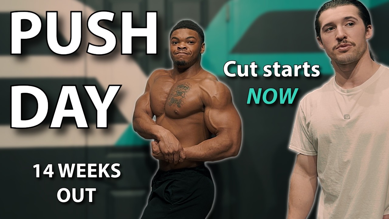 PUSH WORKOUT to prepare client for HIS 1ST SHOW - YouTube