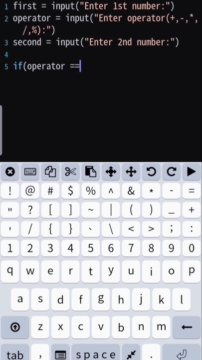 Calculator In Python Using If Else Condition 🤠 Coding Coder Python Pythonprogramming Youtube 