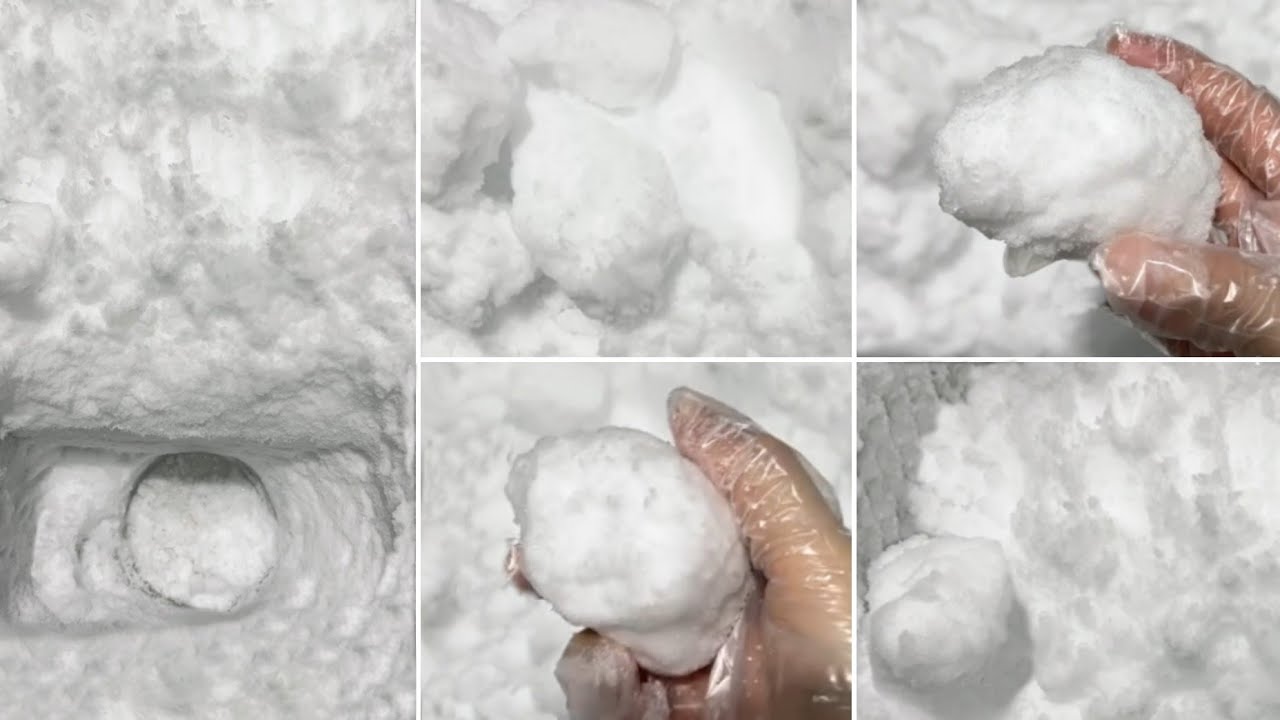 FREEZER FROST EATING / WHITE ICE EATING / SOFT ICE EATING / ASMR - YouTube