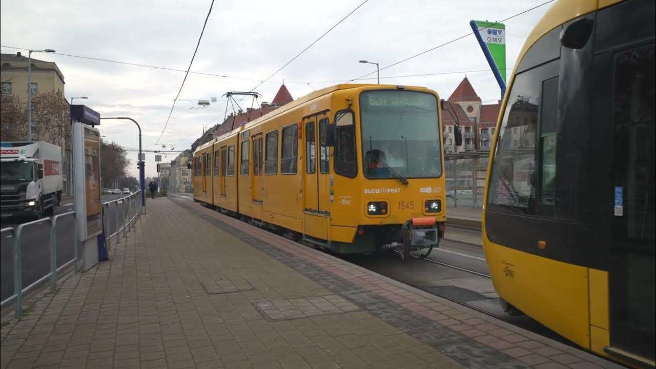 Hungary, Budapest, tram 62A ride from Élessarok to Rákospalota, MÁV-telep - YouTube