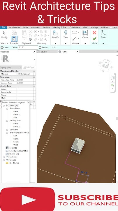 Revit Architecture Tips & Tricks | How To Create Subregion In Topography #tutorial #revit # ...