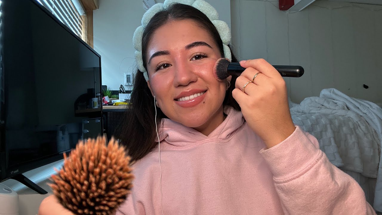 ASMR| Makeup tutorial 💄+ 16 days till Christmas 🎄 - YouTube
