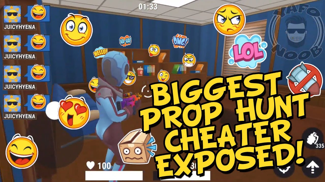 I caught this cheater Cheating in Hide Online Hunters VS. Props Prop ...