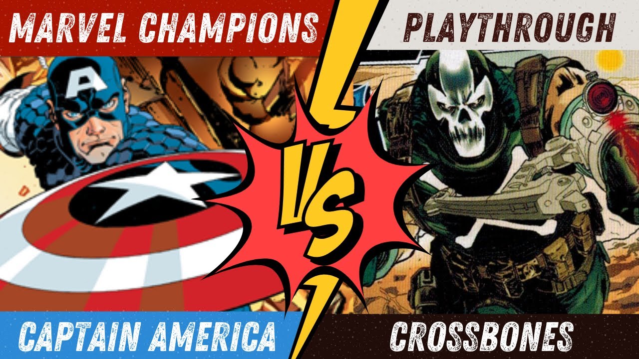 Captain America Vs Crossbones | Deck by @DecksFactory | Marvel Champions Playthrough - YouTube