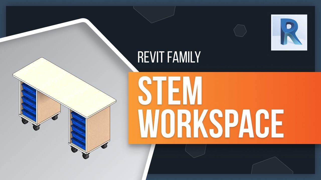 Free Revit Models Download: STEM Workspace and Storage - YouTube