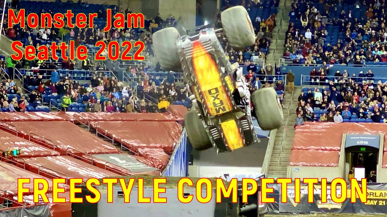 V#187 Monster Jam Seattle 2022 | Freestyle Competition | Lumen Field ...