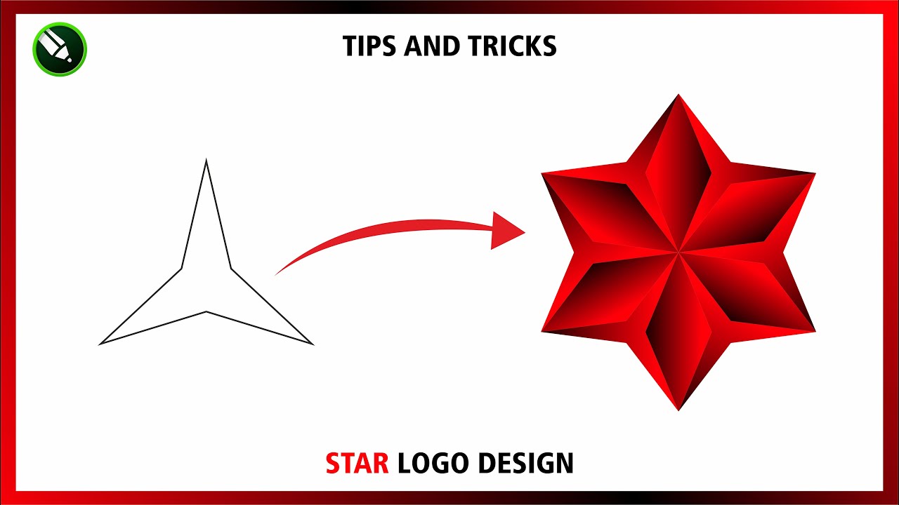 Tips and Tricks for Making a Star Logo Design in CorelDraw Tutorial - YouTube