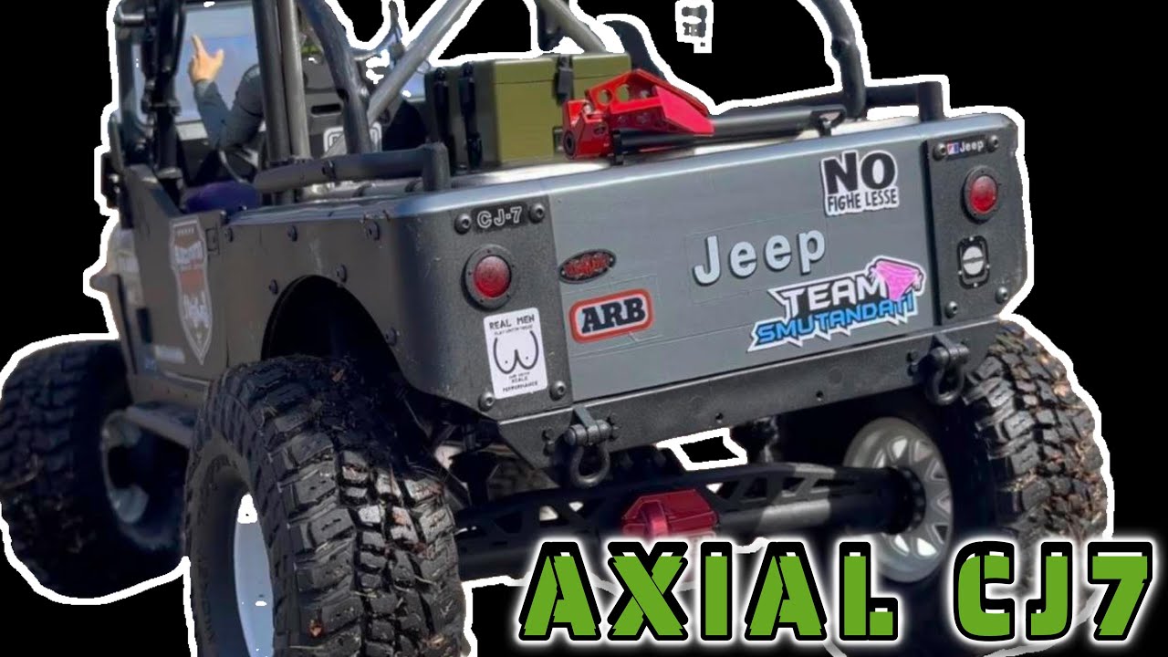 AXIAL CJ7 Customized 2nd Run - YouTube