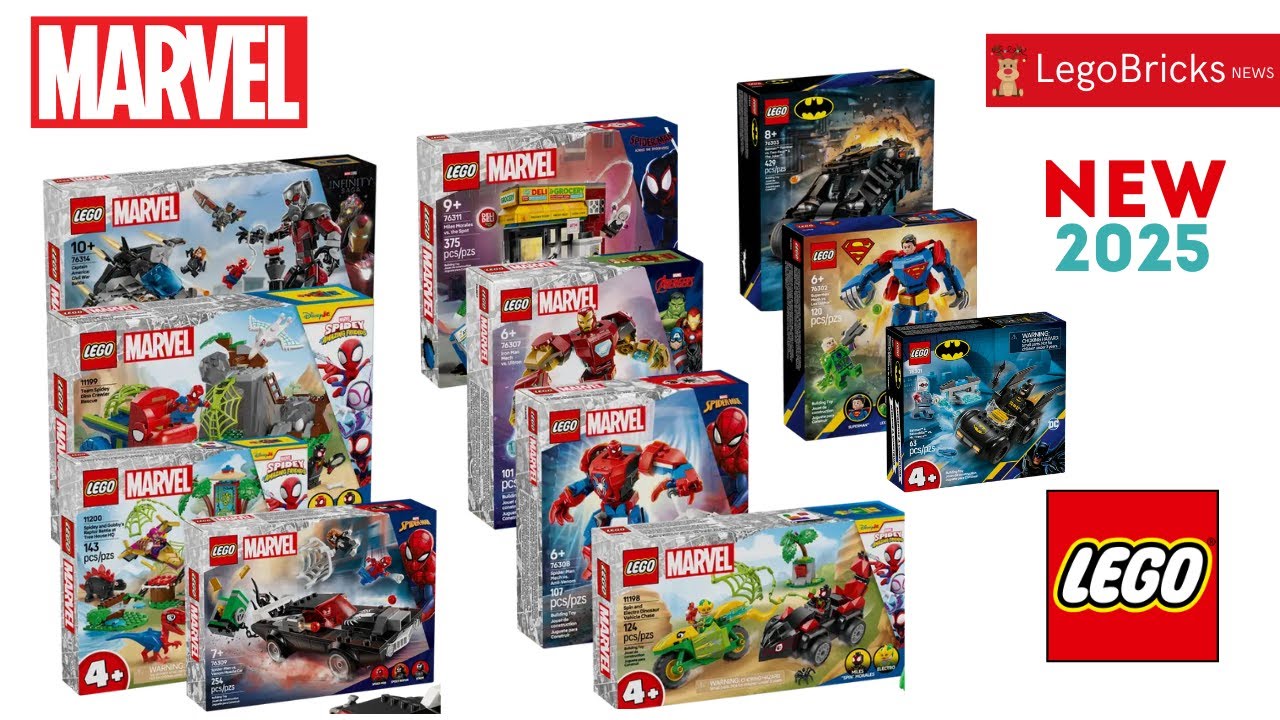 LEGO Marvel & DC Sets | New 2025 - YouTube