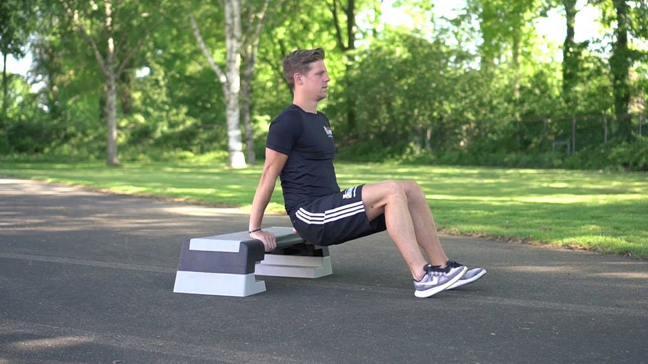 tricep (bench) dip - YouTube