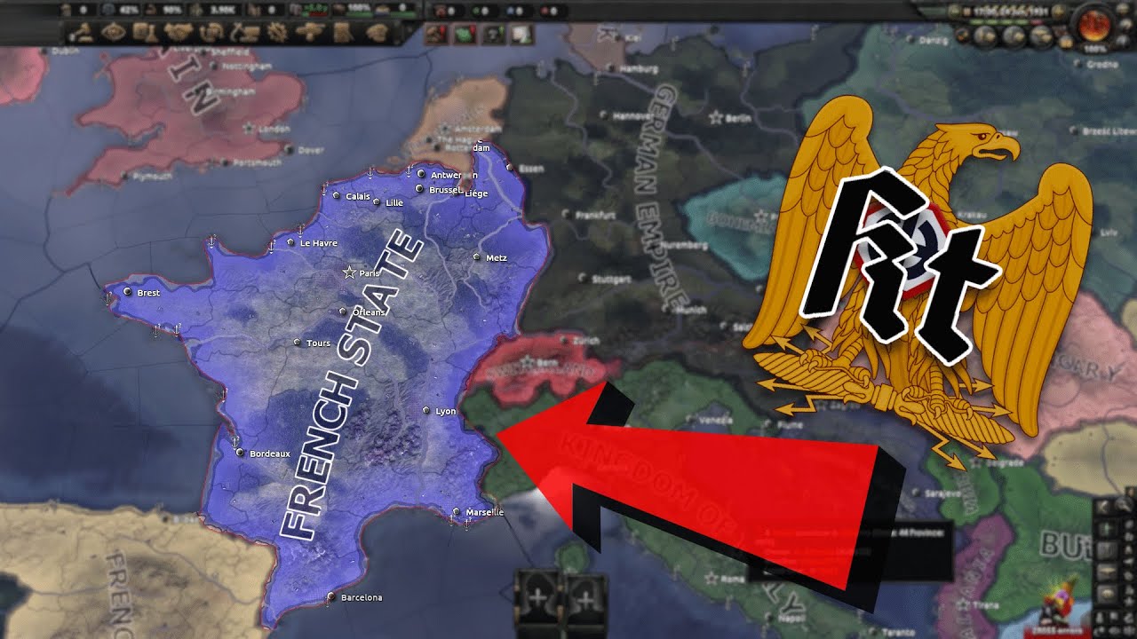 HOI4 FALLEN PHOENIX: FRANCE DEFEATS GERMANY! - YouTube