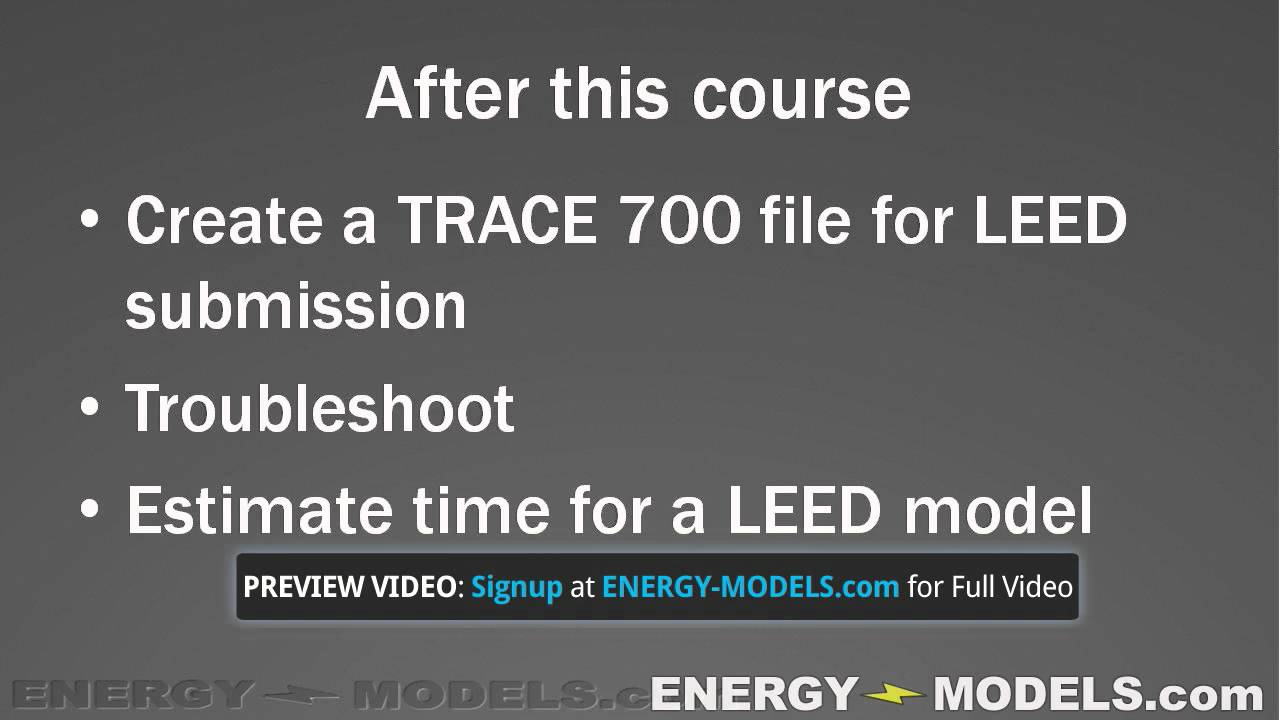 Trane TRACE 700 for LEED Energy Modeling Part 1 - YouTube