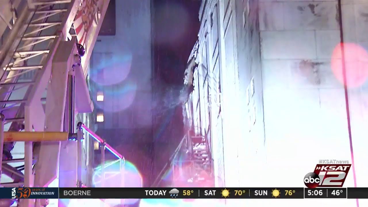 Parts of roof, fire escape collapse at downtown church, firefighters ...