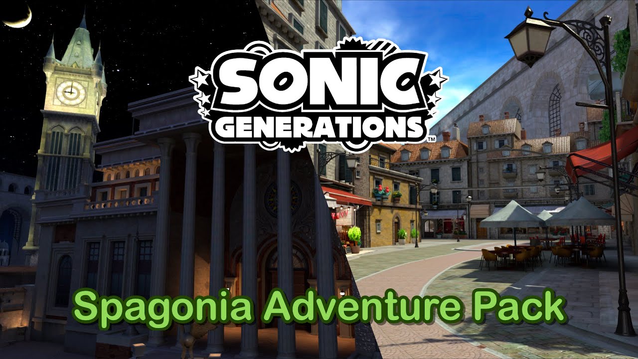 Sonic Generations - Spagonia Adventure Packed 2.0 - YouTube