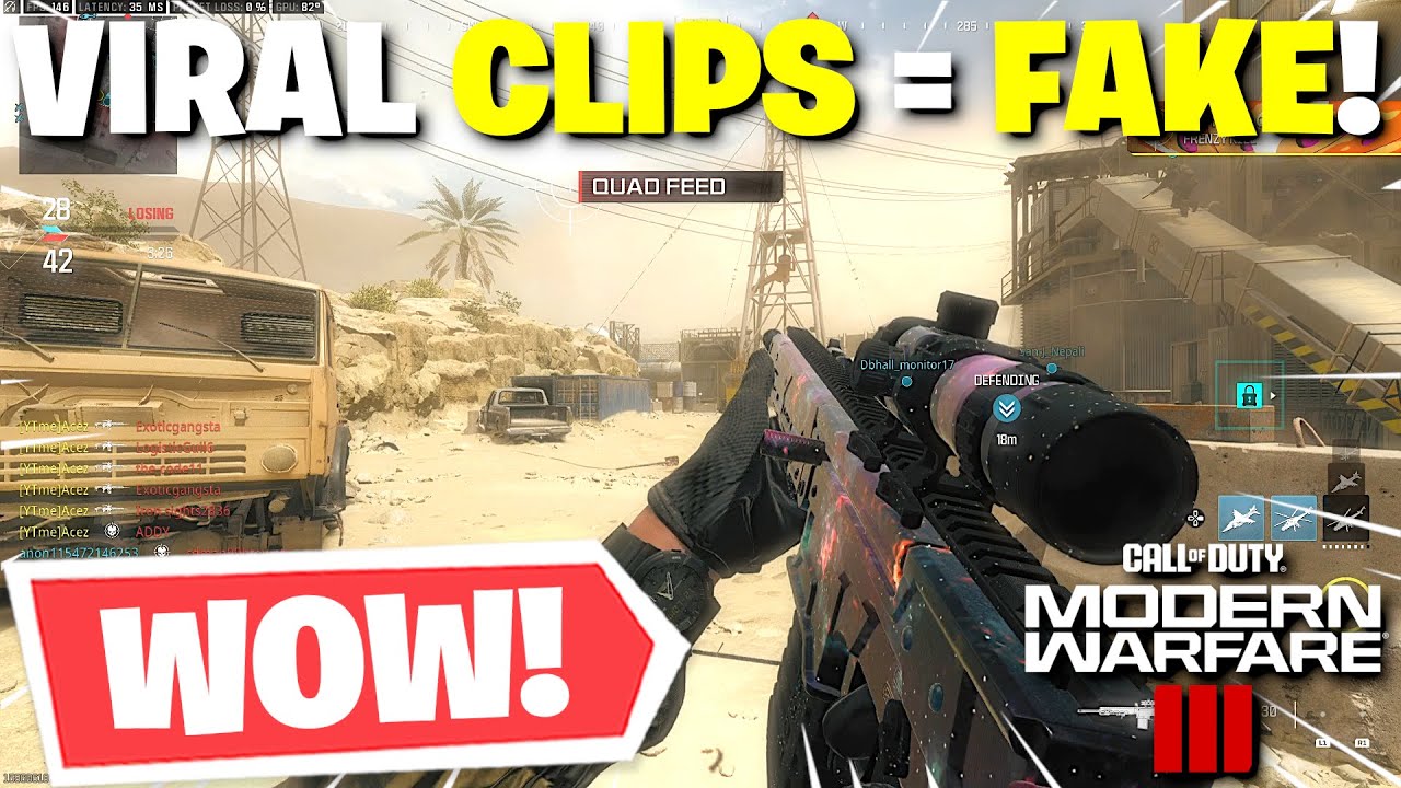 Modern Warfare 3 - Viral Sniper Clips MADE EASY - 95% Of Viral Content ...
