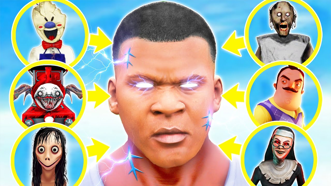 FRANKLIN Upgrading TO THE STRONGEST CARTOON MONSTER in GTA 5 (Hindi ...