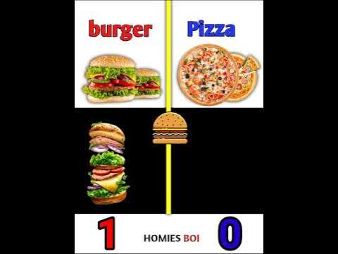 Burger vs pizza Battle of competition 🍕🍔 homies boi #shorts #viral # ...