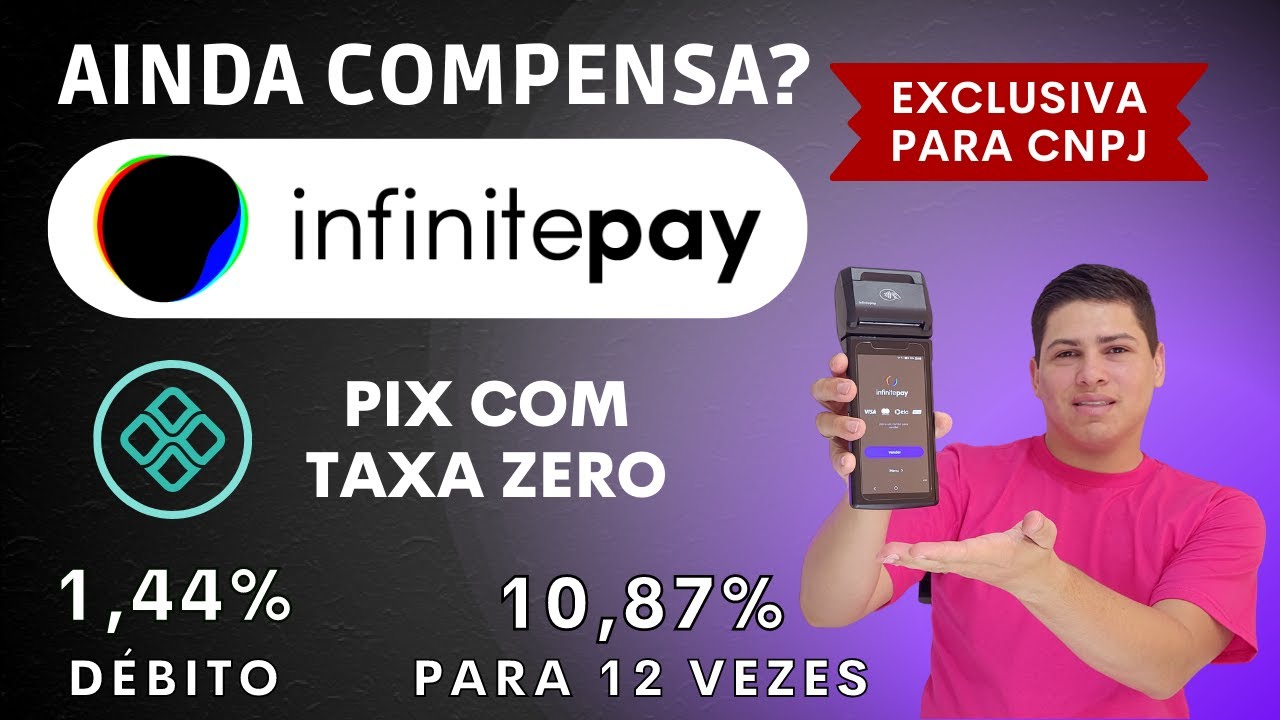 InfinitePay, ainda compensa? A máquina exclusiva para CNPJ, com taxas ...