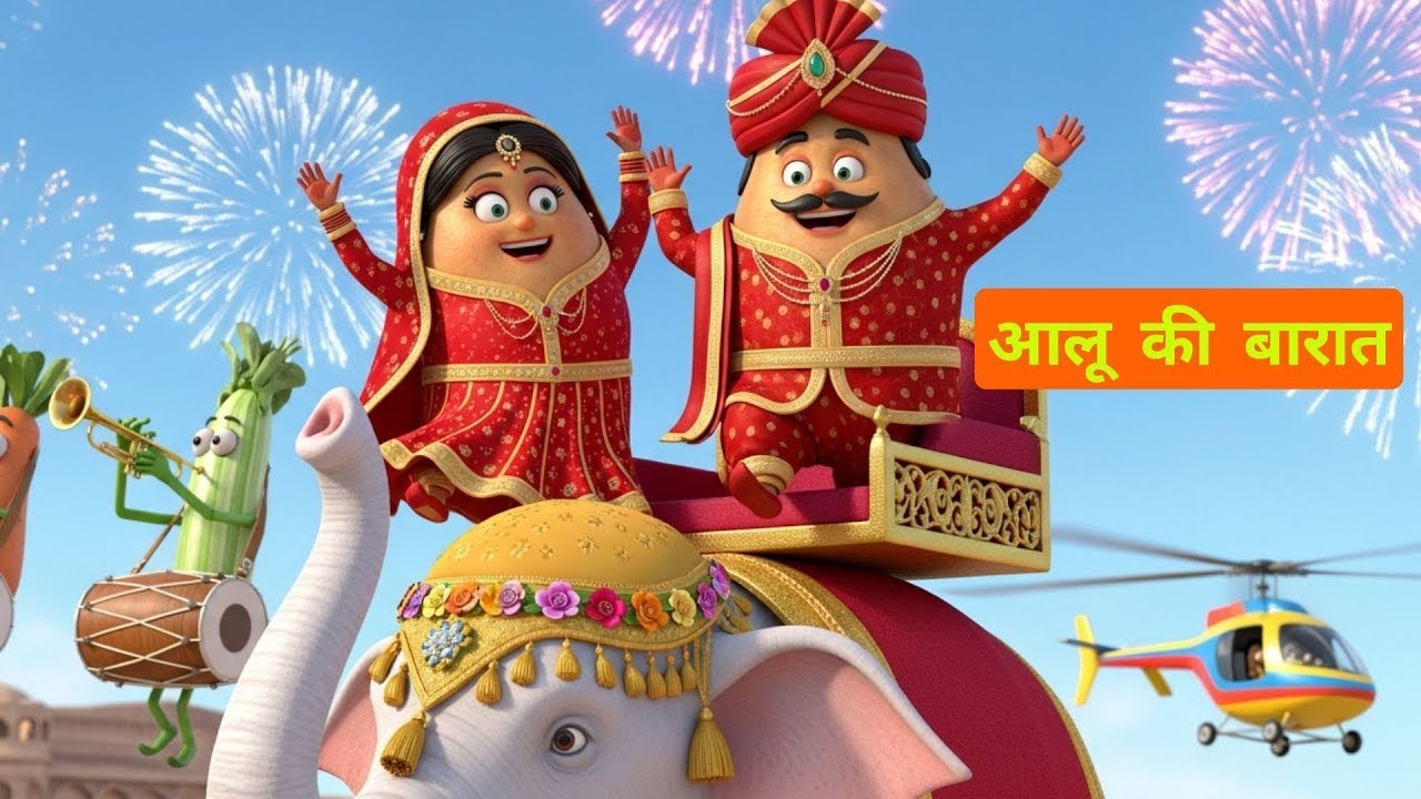 Aalu Ki Barat | Kids Hindi | Hindi Cartoon Video | आलू की बारात | PR ...