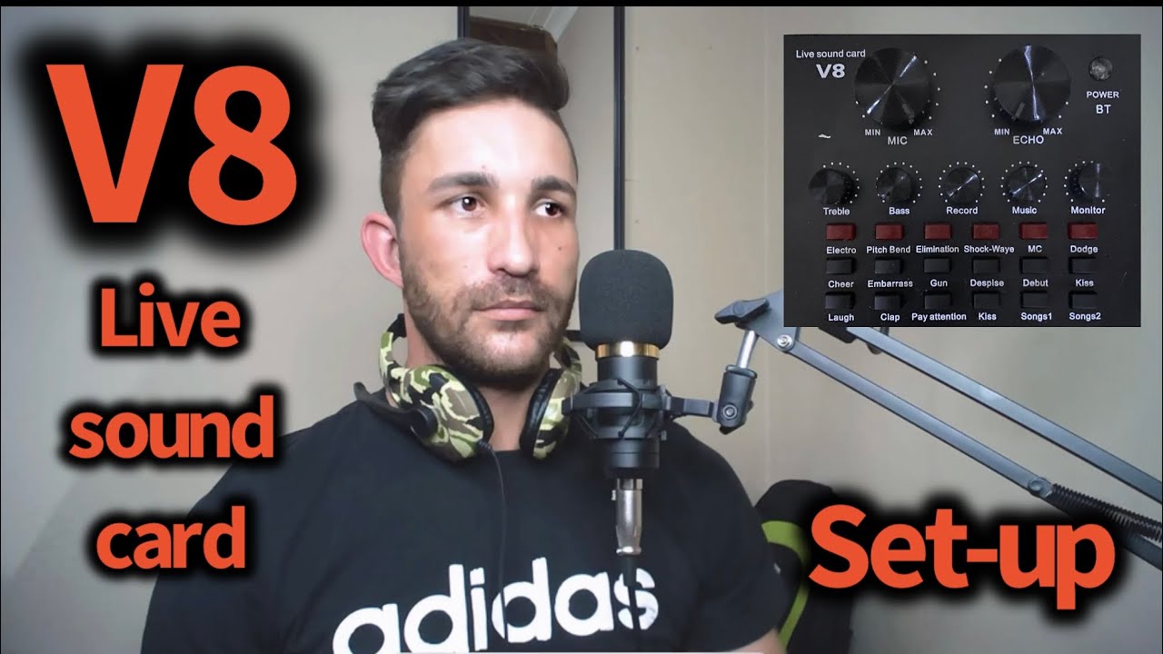 #v8soundcard #soundcard How to use V8 Sound Card on your COMPUTER ...