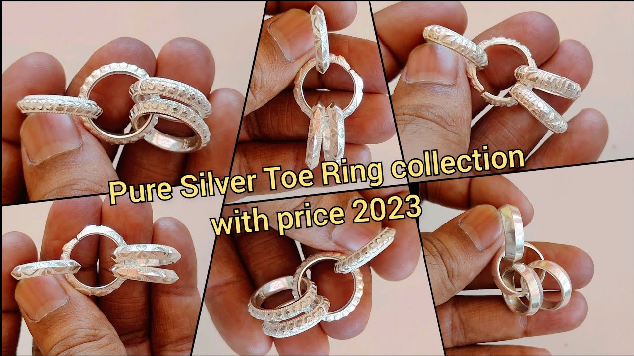 latest Silver toe ring designs with weight and price 2023/Pure Silver ...