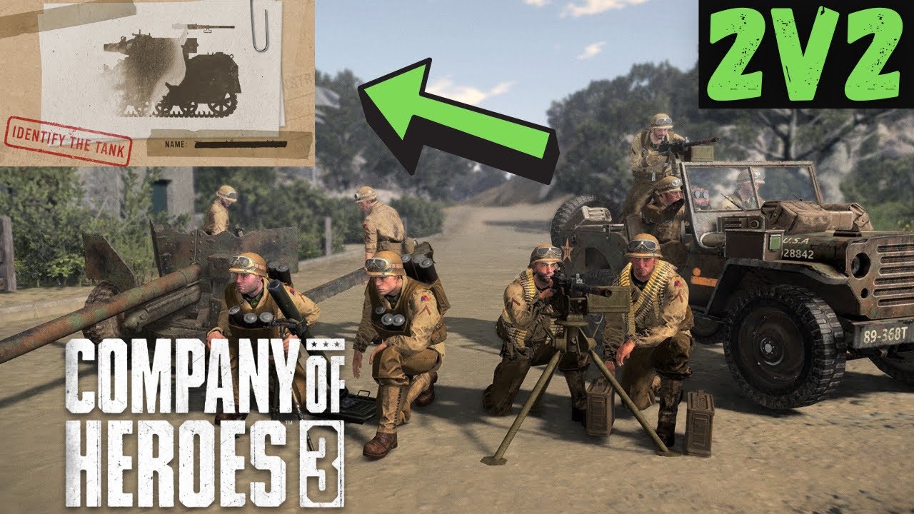 Sneaky Tech | 2v2 | Company of Heroes 3 - YouTube