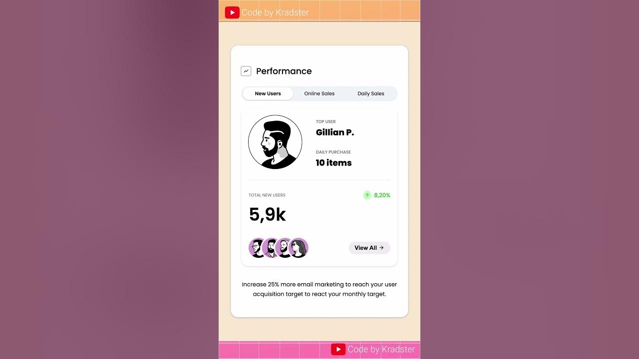 🔥 Stop Using Boring Profile Cards! Try This Stunning CSS Animation! 🤯 - YouTube