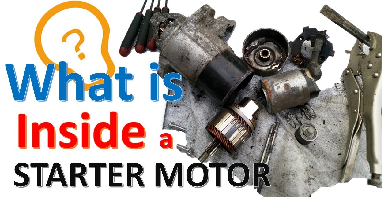Inside a starter motor - YouTube