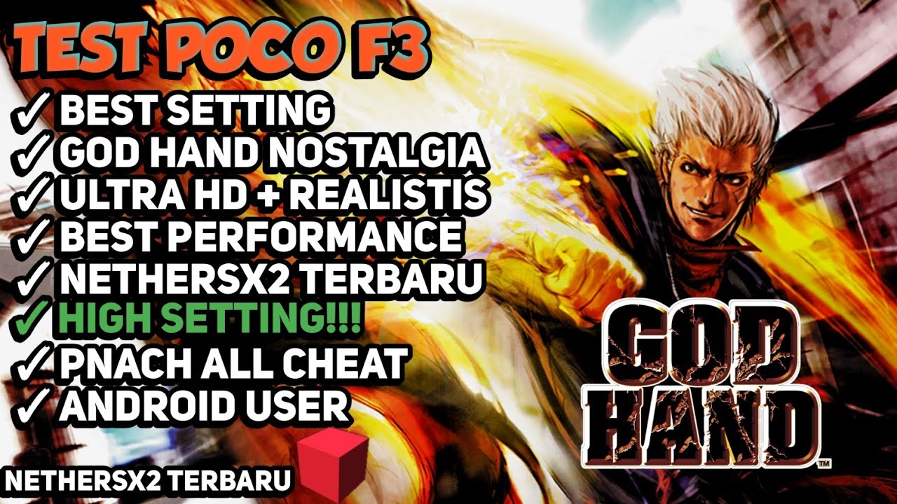 GOD HAND HD TEXTURE | POCO F3 - NetherSX2 EMULATOR ANDROID | HIGH ...