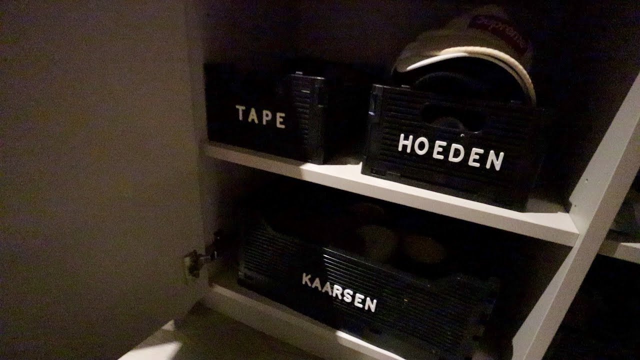 Orde scheppen in mijn leven met bakjes | Vloggloss 2546 - YouTube