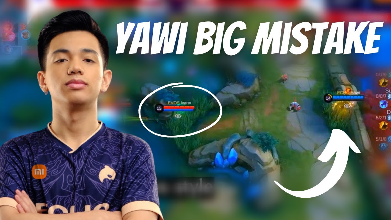 YAWI BIG MISTAKE WHY ECHO DEFEATED IN EVOS ICON IN GAME 1 - YouTube