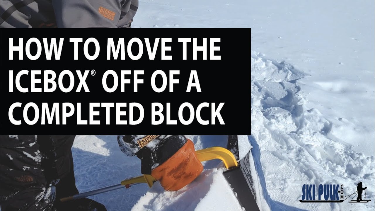 How to Move the ICEBOX Igloo Tool Off Of a Completed Block and Start ...