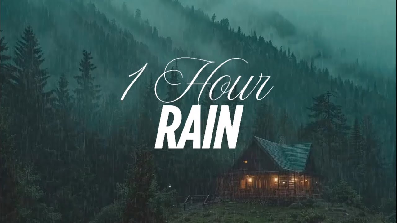 1 Hour of Gentle Rain Sounds Outside a Quiet House | No Music for Sleep ...