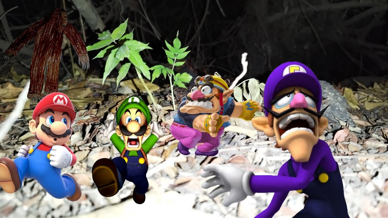 Wario, Waluigi, Mario & Luigi Mysteriously Dies By Skookum While Lost ...