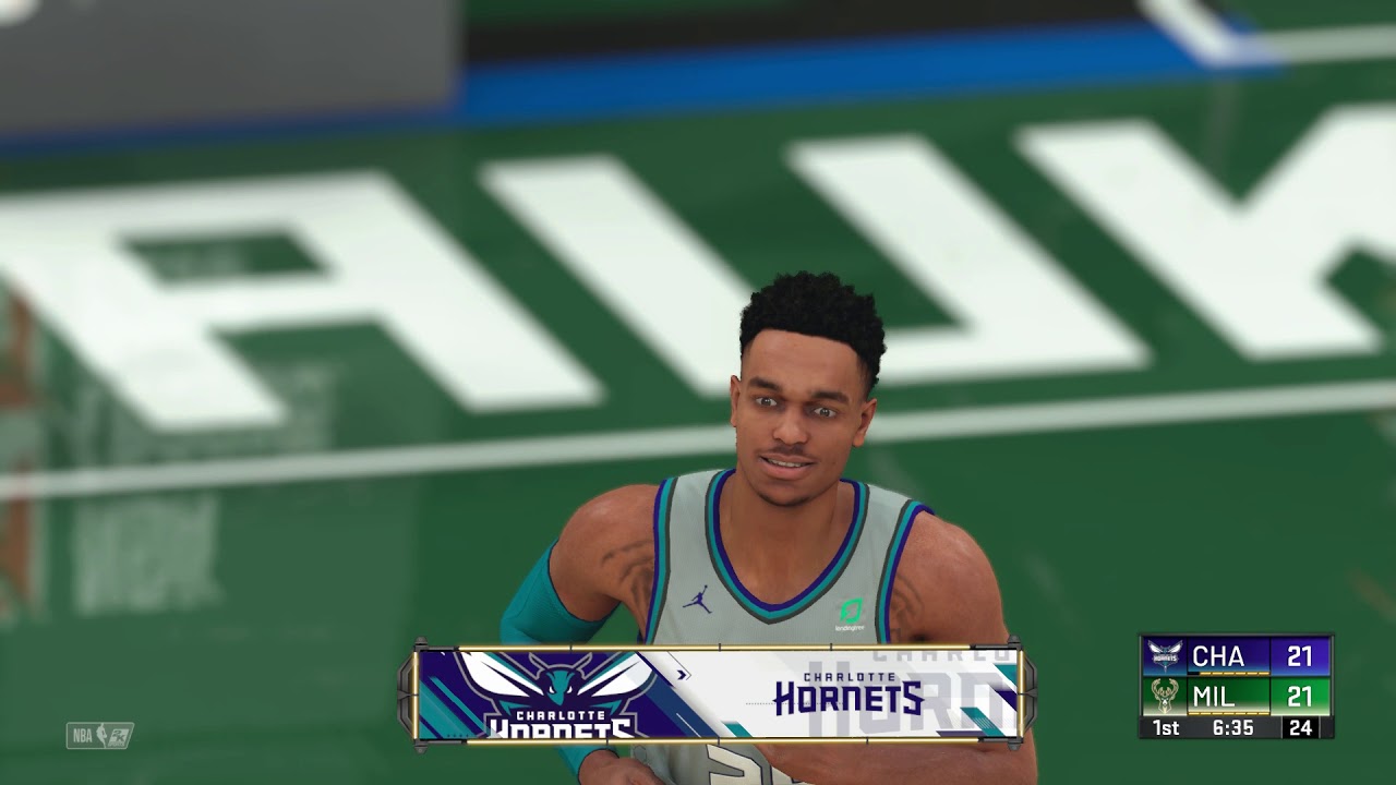 NBA 2K20 - (New City Uniforms) Charlotte Hornets vs Milwaukee Bucks ...