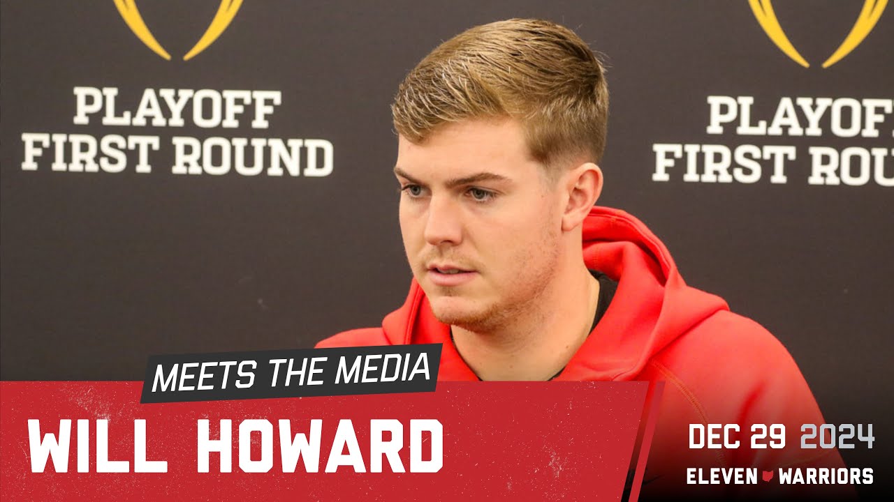 Will Howard talks about the team's mindset heading into the Rose Bowl ...